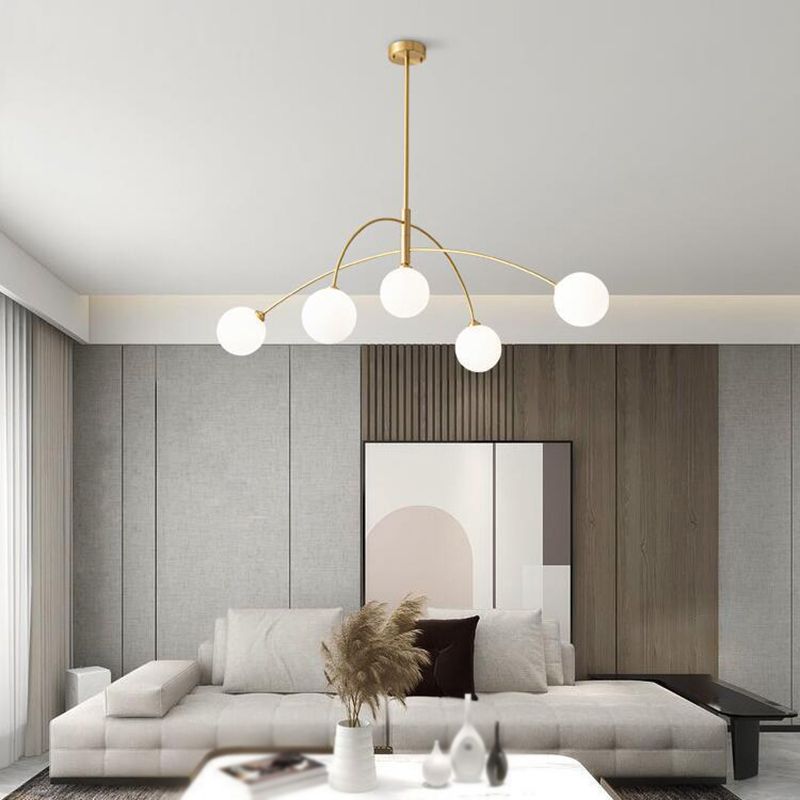 Durable Globe Pendant Light In Metal And Glass – Oak & Halo
